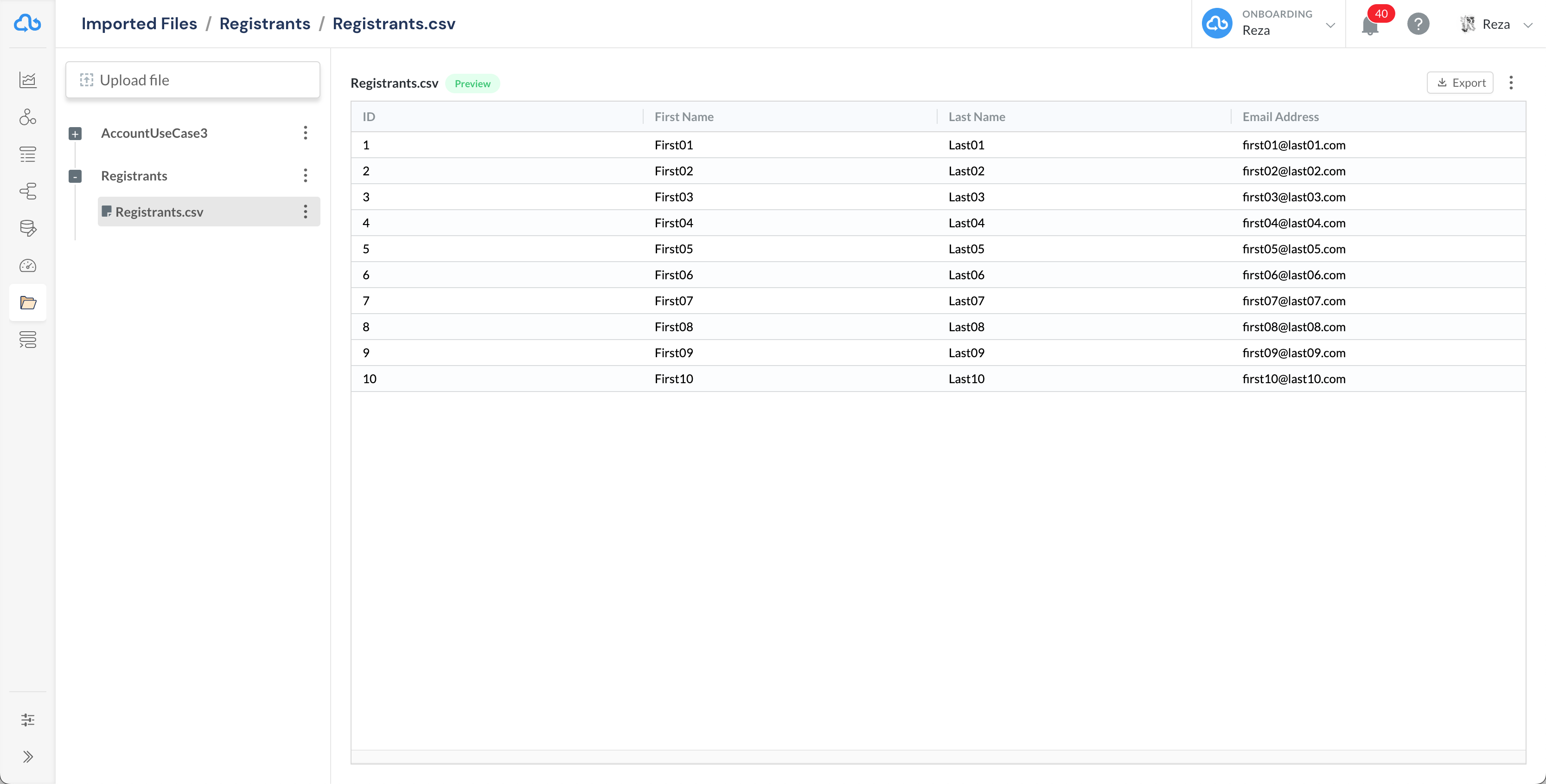 Using the Imported Files Synapse – Syncari
