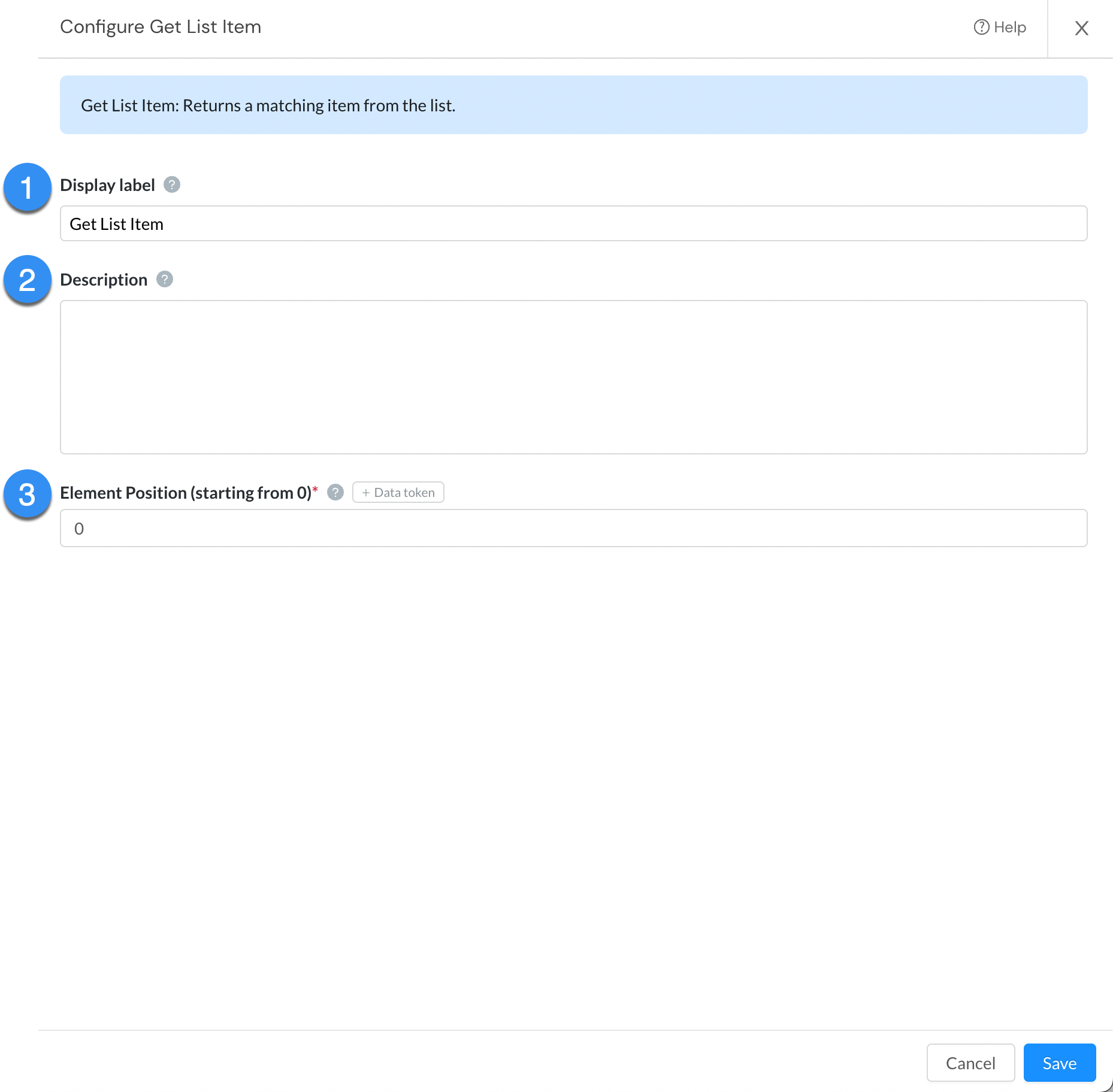 Using the Get List Item Function – Syncari