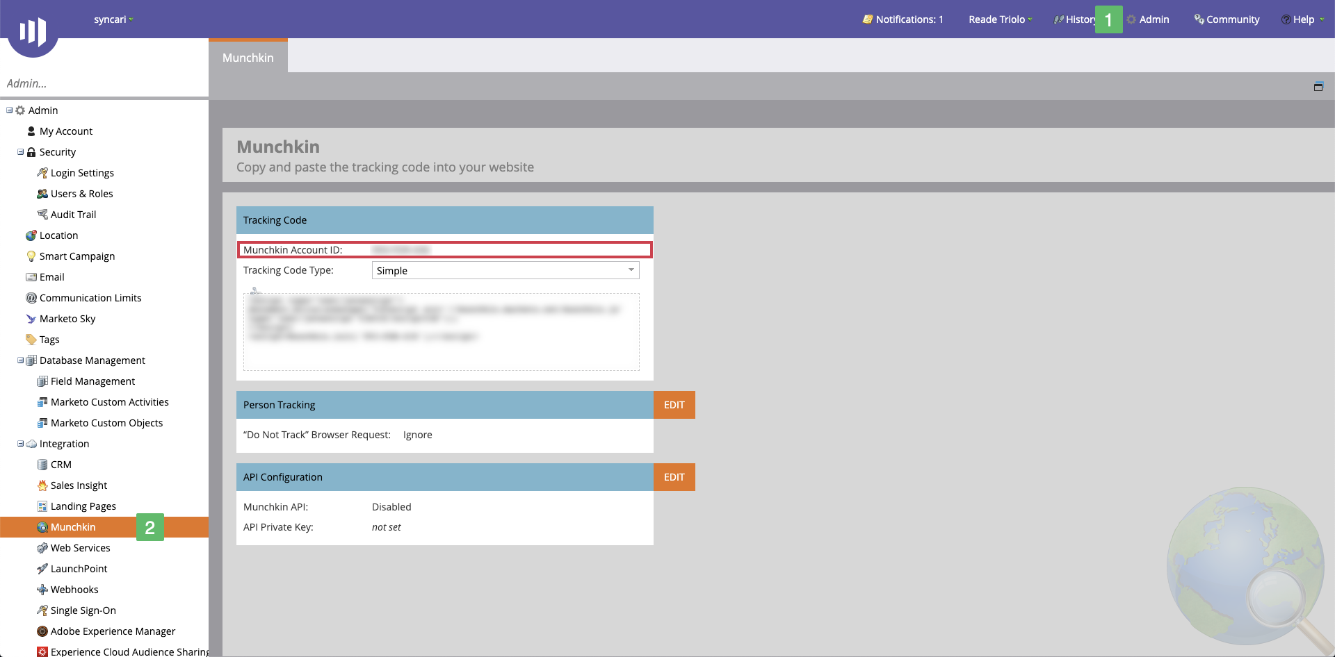 Marketo Setup – Syncari