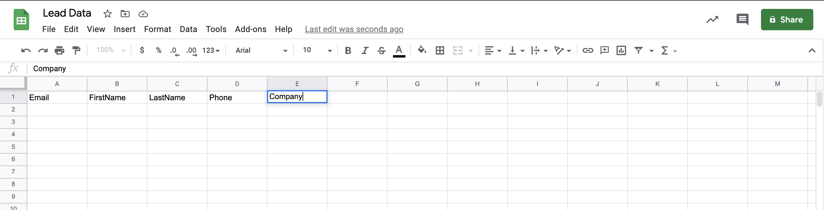Lead Import – Syncari