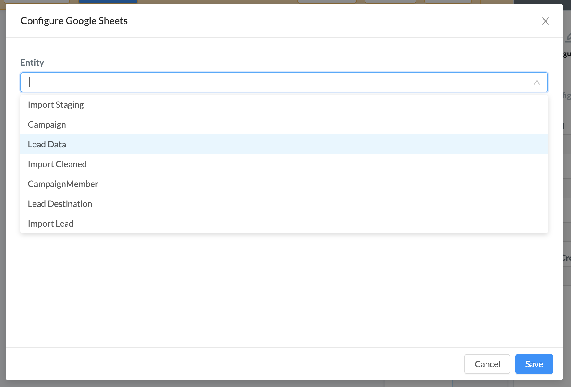 Lead Import – Syncari
