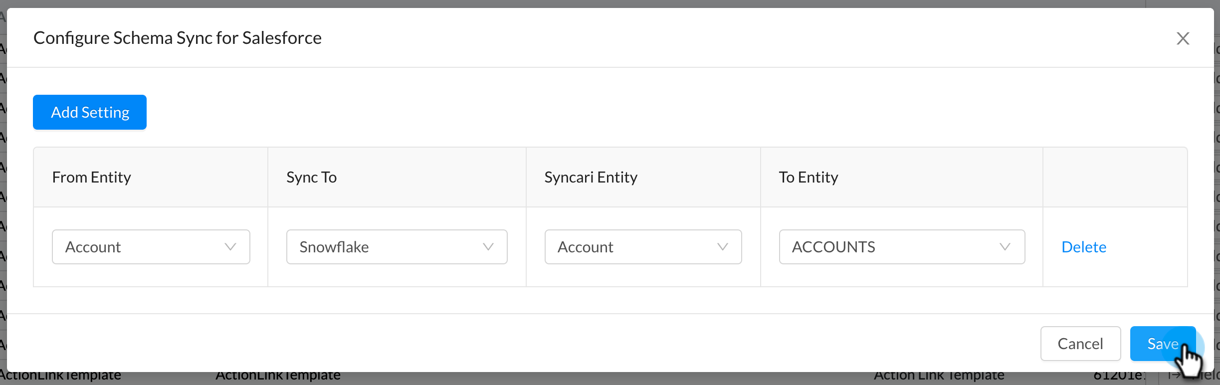 Using Schema Sync – Syncari