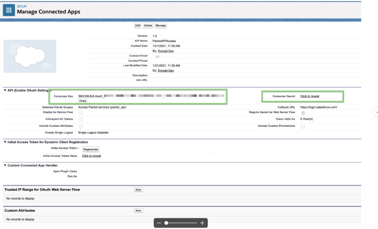 Pardot Setup – Syncari