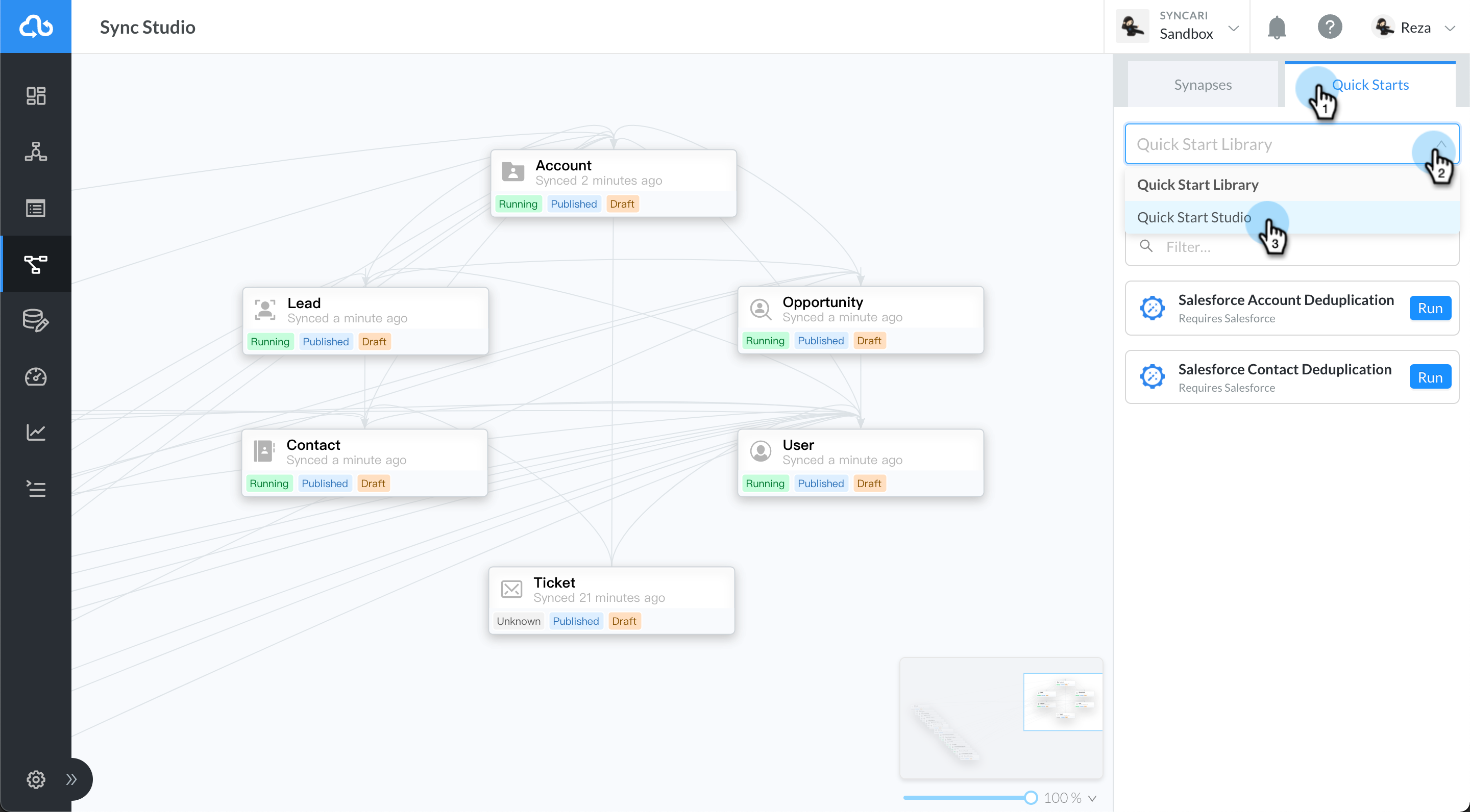 Create a Quick Start – Syncari