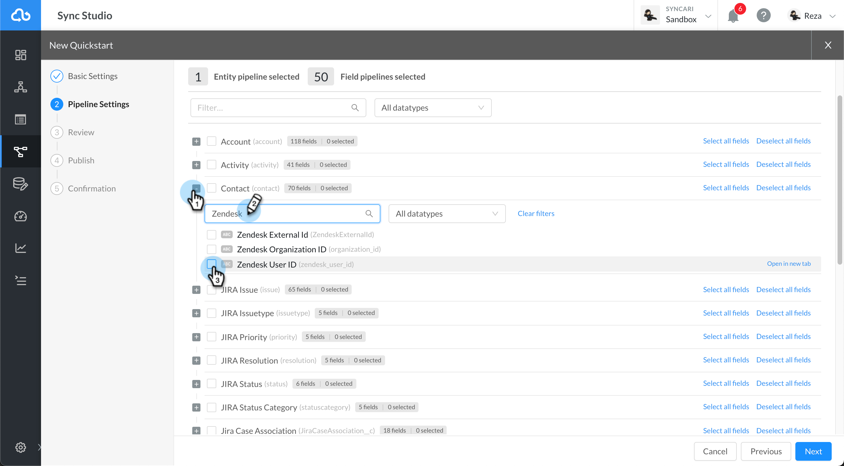 Create a Quick Start – Syncari